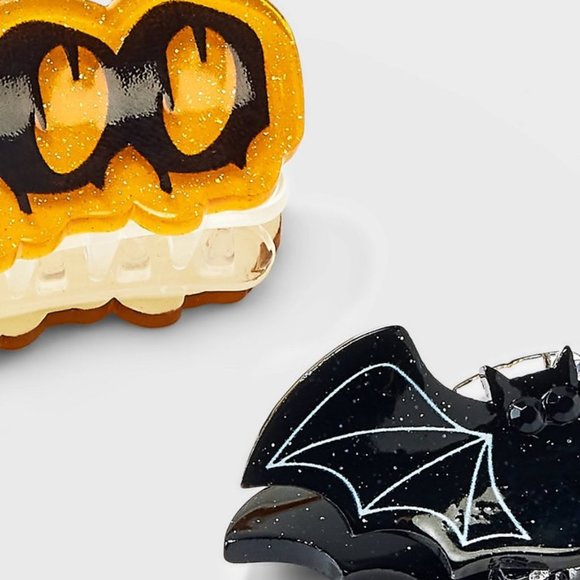 Accessories | Spooky Halloween Hair Clips Bats Witch Hat Boo Vampire ...